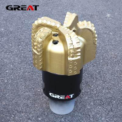 China 5 blades steel body well oil and water drilling PDC drill bits rock bits for sale
