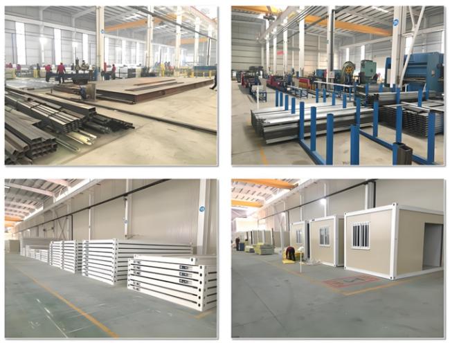 Galvanized Steel Safe Folding Container House 10ft Easy Installation & Transportation 4
