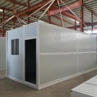 China Portable Folding Prefabricated Container Home 5800x2480mm Easy Assembly Prefab Tiny House for sale
