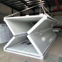 China Portable Folding Prefabricated Container Home 5800x2480mm Easy Assembly Prefab Tiny House for sale