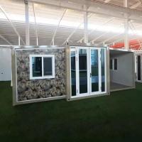 China 20ft Expandable Container Home 2 Bedroom Prefab House 5900x6300x2480mm for sale