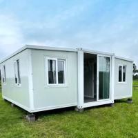 China Double Wing Steel Structure Fireproof Expandable Container House 2 Bedroom 20ft for sale