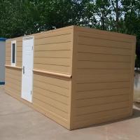 China Prefab Folding Container House 5800x2480mm Portable Expandable Tiny Home for Temporary Housing for sale