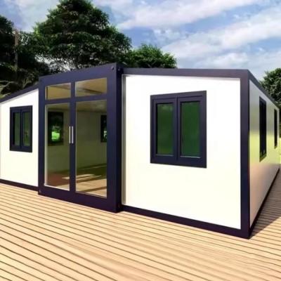 China 2 slaapkamers uitbreidbaar geprefabriceerd staalcontainerhuis Te koop