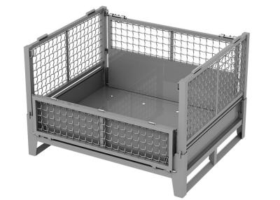 China Van de de Kooistellage van de metaal Opvouwbare Pallet van het de Bakstaal de Kooi2t Lading Te koop