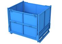 China Storage Metal Pallet Cage Large Stillage Container Stackable 1000x800 mm for sale