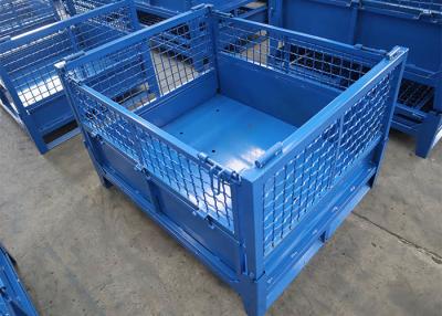 Cina Onere gravoso 2000kg del pallet di volume d'affari del metallo della gabbia delle casse pieghevoli del supporto in vendita