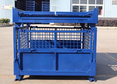 Cina Il pallet d'acciaio di anti stoccaggio di corrosione ingabbia dei portoni aperti del contenitore la metà in vendita