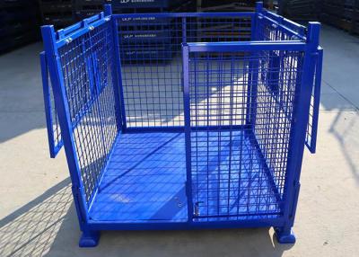Cina I pallet pieni del supporto del metallo di sicurezza ingabbiano con il carico staccabile dei portoni 2000Kg in vendita