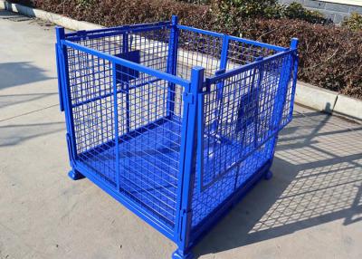 China I pallet pieni del supporto del metallo di sicurezza ingabbiano con il carico staccabile dei portoni 2000Kg for sale