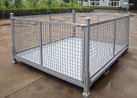 China Corrosion Resistant Steel Stackable Stillage 1000kg 4 Way Forklift Access for sale