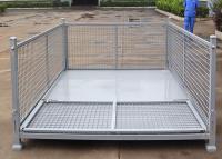 China Corrosion Resistant Steel Stackable Stillage 1000kg 4 Way Forklift Access for sale
