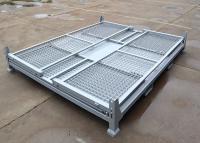China Corrosion Resistant Steel Stackable Stillage 1000kg 4 Way Forklift Access for sale