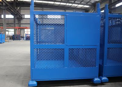 China De stapelbare Bak Mesh Pallet Cages Drop Front van de Vorkheftruckstellage Te koop