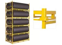 China Tyre Storage Stacking Rack Pallet 2240x1120mm 800kg Capacity Foldable for sale