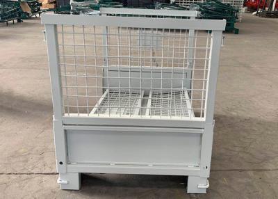 Cina Filo zincato Mesh Stackable Pallet Cages Stillage 1200x1000 resistente in vendita