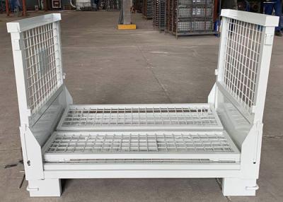 Cina Filo zincato Mesh Stackable Pallet Cages Stillage 1200x1000 resistente in vendita