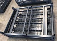 China Foldable Collapsible Pallet Cage Stillage 1250x1000x870mm 1800kg Load Capacity for Warehouse Logistics for sale