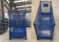 China Lockable Pallet Cage Extended Stillage Full Wire Mesh 3000Kg Capacity Stackable for sale