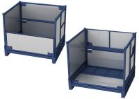 China Collapsible Plastic Pallet Box Stackable Stillage With PP Linings for sale