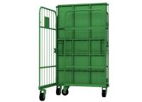 China L Type Collapsible Roll Cage Containers Box Electro Galvanized for sale