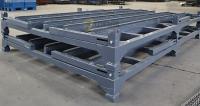 China Heavy Duty Powder Coated Stackable Racks 4 Posts 4 Layers 1500kg Wheel Load for sale