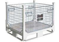 China Customized Collapsible Warehouse Pallet Box 1000kg Capacity Boltless Design for sale