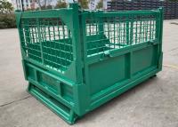 China Anti Rust Stackable Collapsible Pallet Cage Container 1200x1000mm 1500kg Capacity for sale