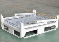 China Customized Collapsible Warehouse Pallet Box 1000kg Capacity Boltless Design for sale