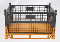 China Foldable Wire Mesh Motorcycle Stillage 1200x1000x770mm 1000kg Capacity for sale