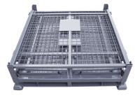 China Wire Mesh Collapsible Stackable Stillage 1000Kg Load For Yard Storage for sale
