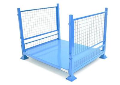 China Storage Collapsible Metal Pallet Stillage Cage And Durable Powder Coating Te koop