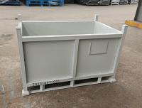 China Customizable Metal Pallet Cage 500kg-3000kg Stackable Storage Cage with Wheels for sale