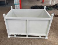 China Customizable Metal Pallet Cage 500kg-3000kg Stackable Storage Cage with Wheels for sale