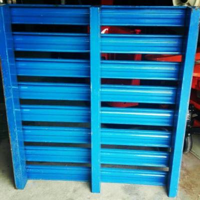 Cina Efficient Logistics Solution Stackable Metal Steel Pallet With ISO4001 Certification in vendita