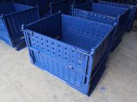 China Customizable Steel Pallet Cage Stackable Storage Bin 500kg-2000kg Load Capacity for sale