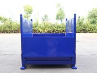 China Customizable Q235 Steel Pallet Cage 500kg-2000kg Load Capacity Stackable Foldable with Wheels for sale