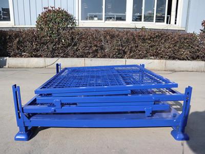 Cina 50mm X 50mm Mesh Size Collapsible Pallet Cage ISO4001 Certificate in vendita