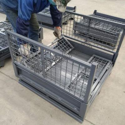 Cina Convenient And Efficient Storage Stackable Pallet Cages 50mm X 50mm Mesh in vendita