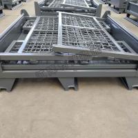 China Collapsible Pallet Cage 50mm x 50mm Mesh Stackable Steel 500kg-2000kg Load Capacity for sale