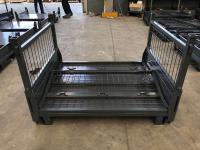 China Customized Steel Collapsible Pallet Cage 500kg-2000kg Load Bearing ISO9001 for sale