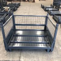 China Customized Steel Collapsible Pallet Cage 500kg-2000kg Load Bearing ISO9001 for sale