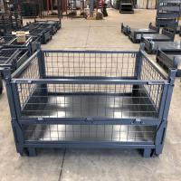 China Customized Steel Collapsible Pallet Cage 500kg-2000kg Load Bearing ISO9001 for sale