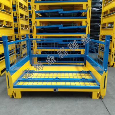 China Efficient Storage Solution Foldable Collapsible Pallet Cage With Steel Construction à venda