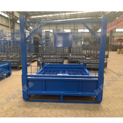 Cina Efficient Storage Solution Collapsible Pallet Cage With Steel Construction in vendita