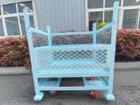 China Heavy Duty Steel Stillage Cage Galvanized Electrostatic Spraying Custom Load 800kg for sale