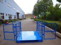 China Collapsible Pallet Cage Steel Construction 500kg-2000kg Load Bearing 50mm Mesh for sale
