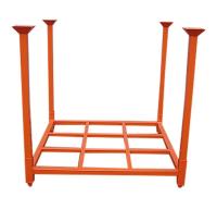 China Stacking Folding Storage Rack Pallet 1000kg Capacity Q235 Steel Warehouse Rack for sale