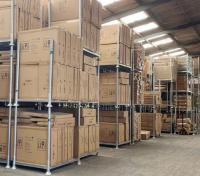 China Heavy Duty Galvanized Stacking Steel Post Pallet Racking 1000-2200mm 100-1000kg for sale