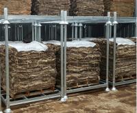 China Heavy Duty Galvanized Stacking Steel Post Pallet Racking 1000-2200mm 100-1000kg for sale